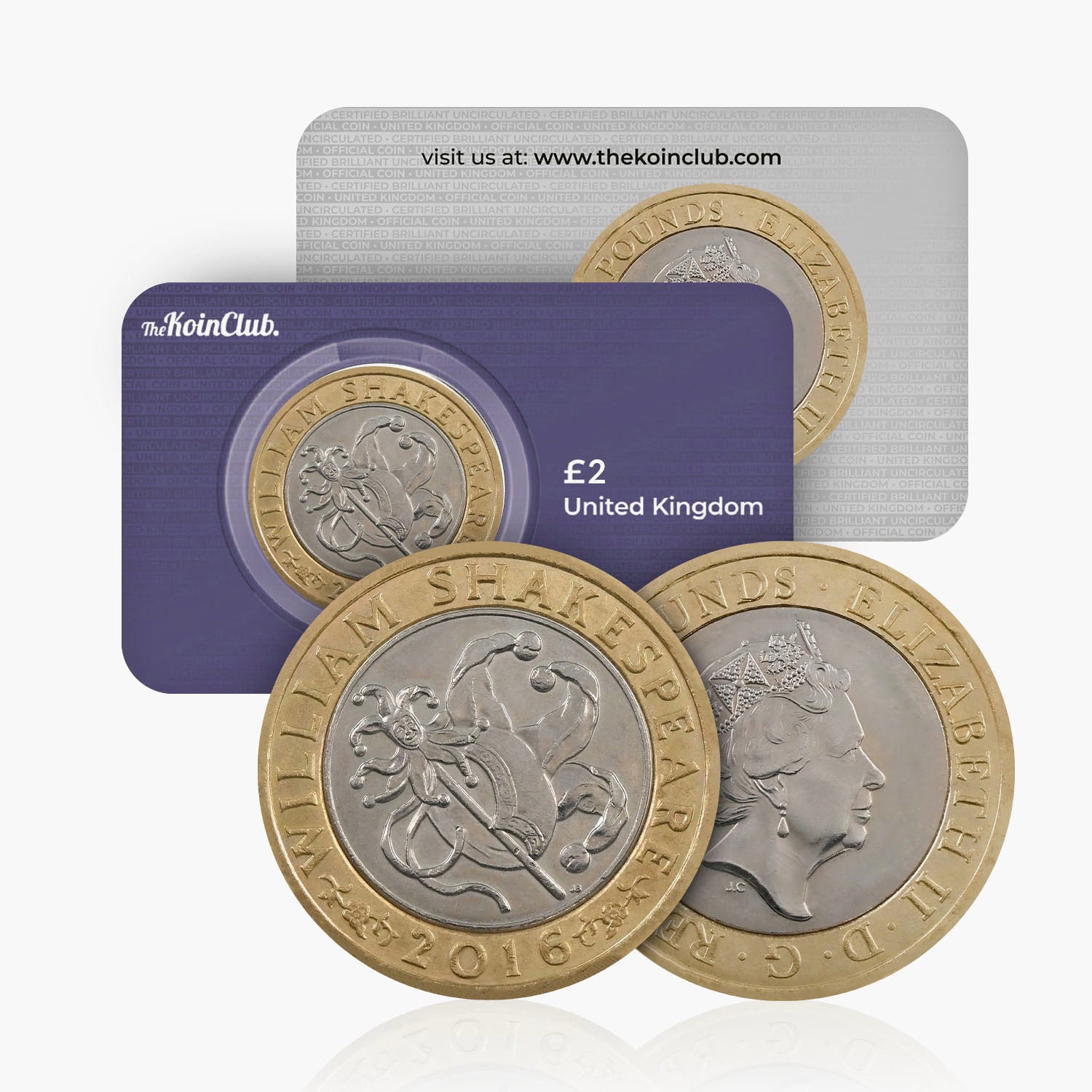 2016 Circulated Shakespeare Comedies UK £2 Coin