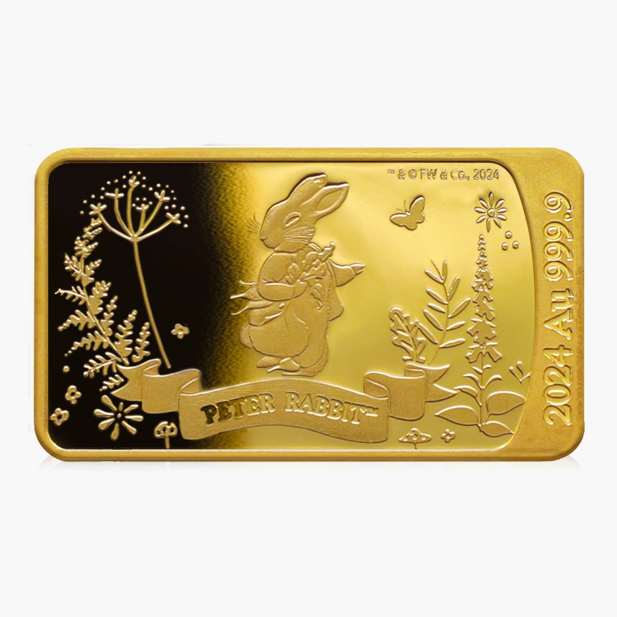 The World of Peter Rabbit Solid Gold Coin Bar Collection