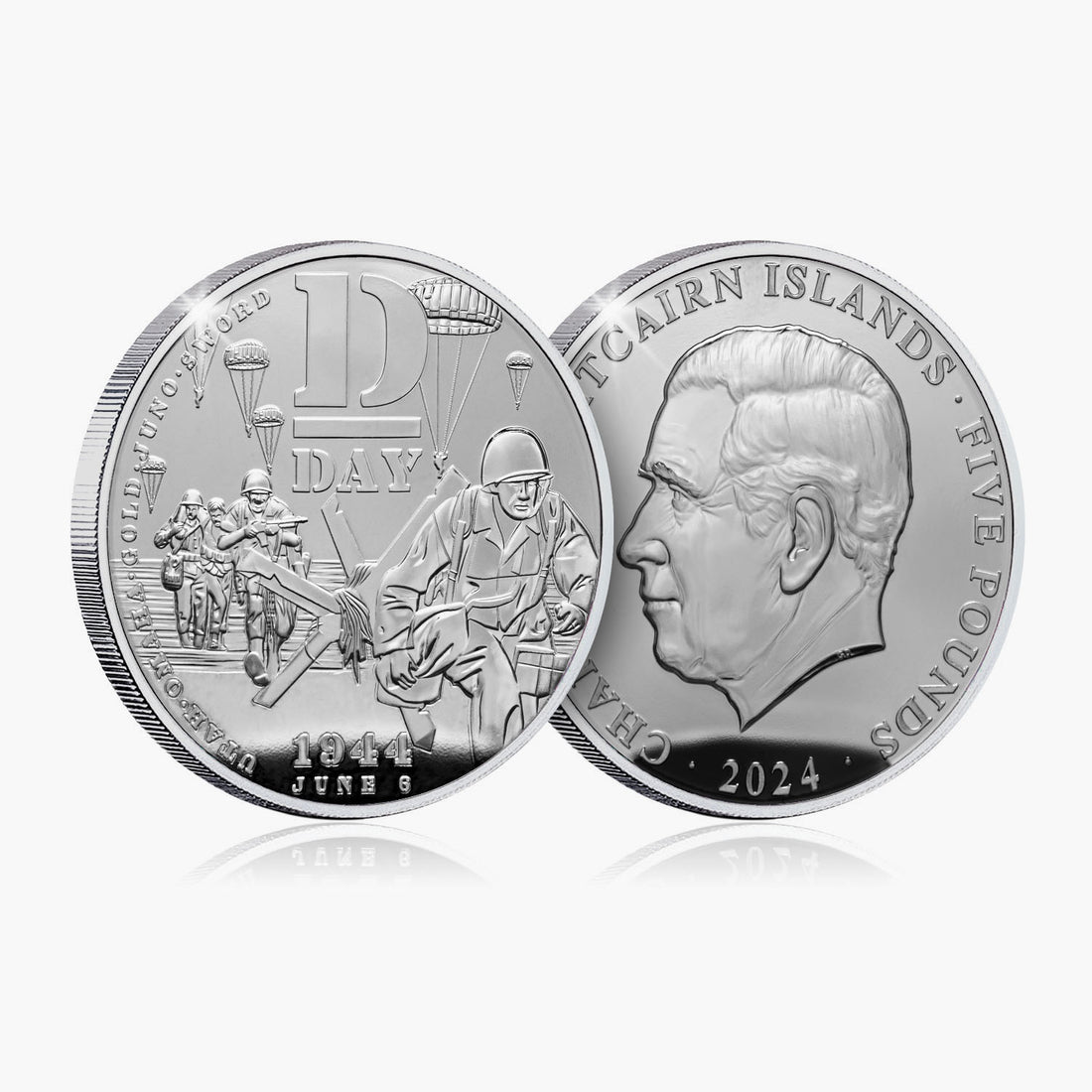 D-Day 80th Anniversary 2024 BU Coin Set
