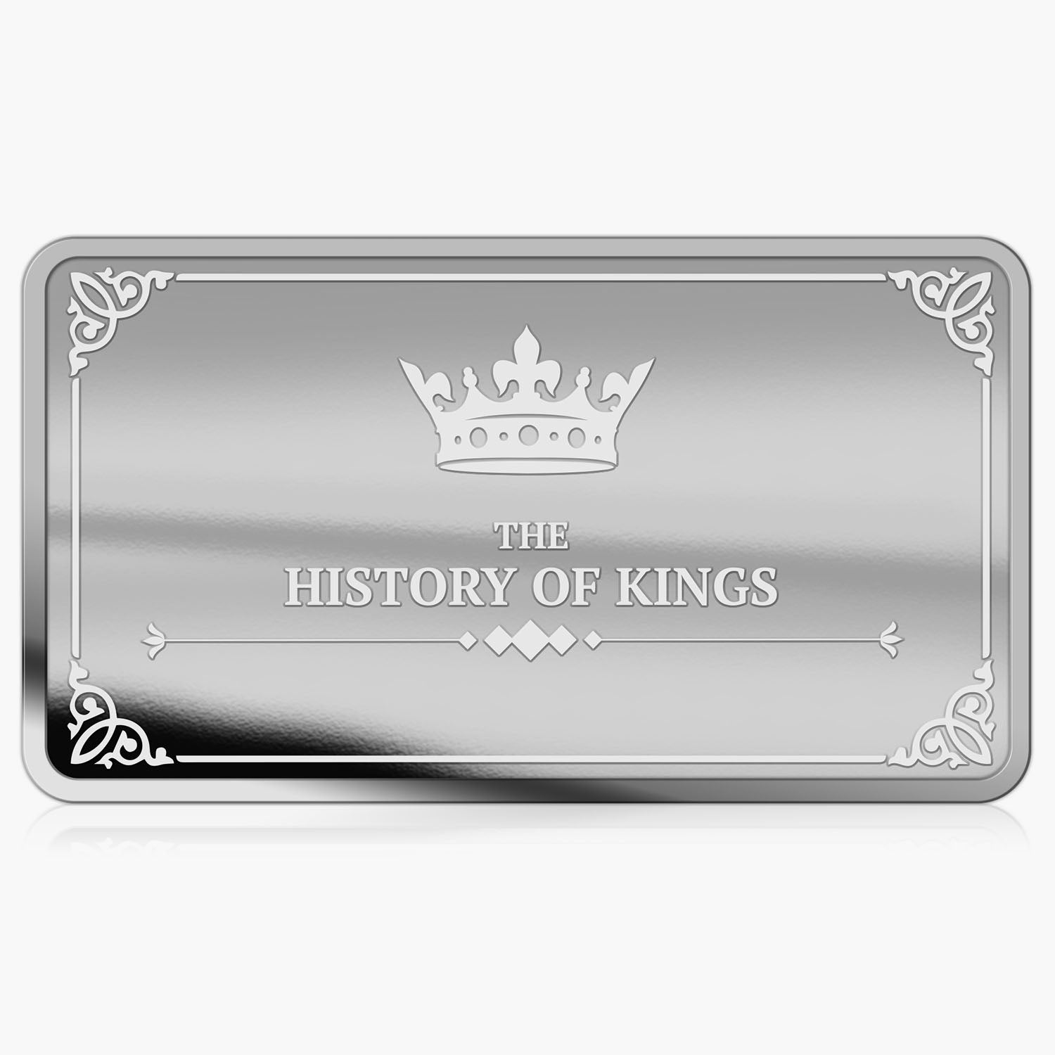 Hallmarked History of Kings - William the Conqueror Solid Silver Bar
