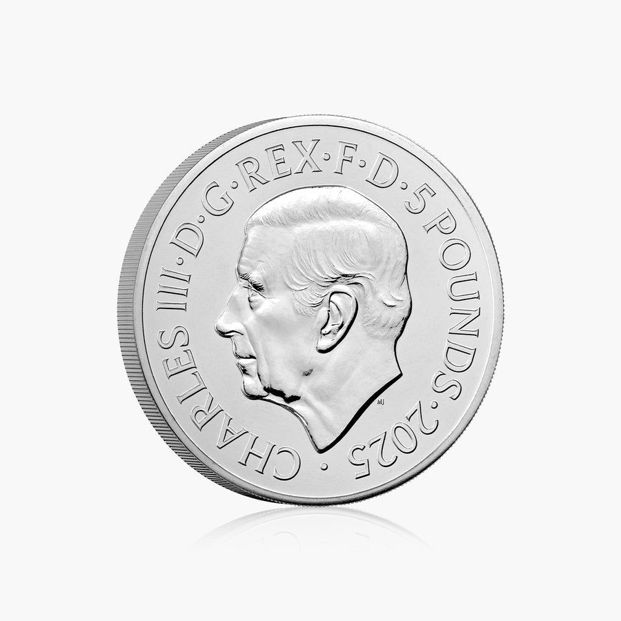 Freddie Mercury 2025 UK £5 BU Coin | Official Royal Mint Release