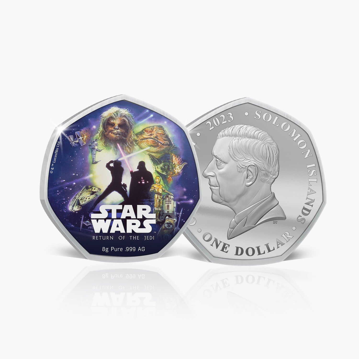 Star Wars 40th Anniversary Return of the Jedi Solid Silver Coin – Impe