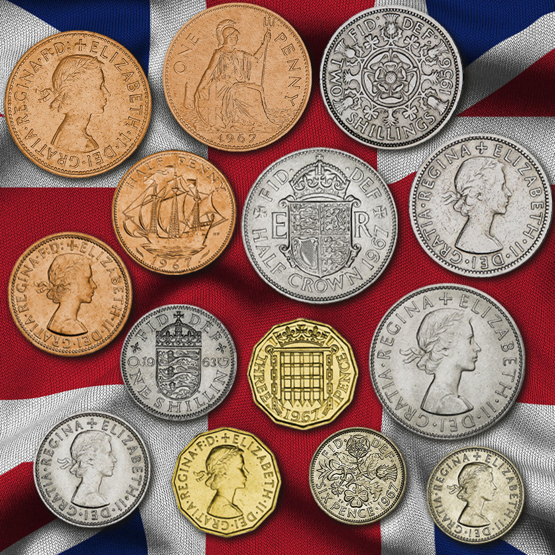 British Coin Set - Last Coin Set before Decimalisation