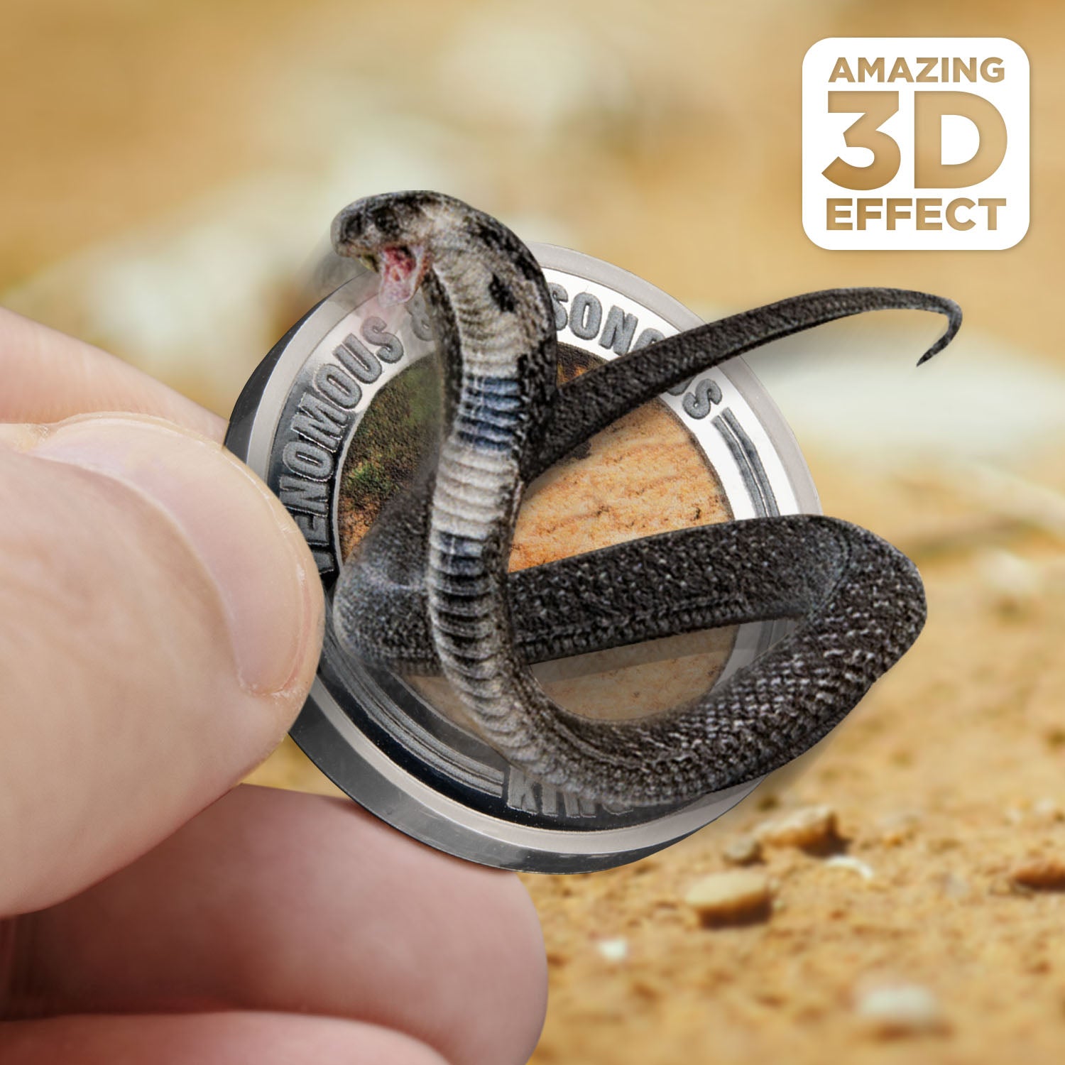 King Cobra One Dollar Silver Coin